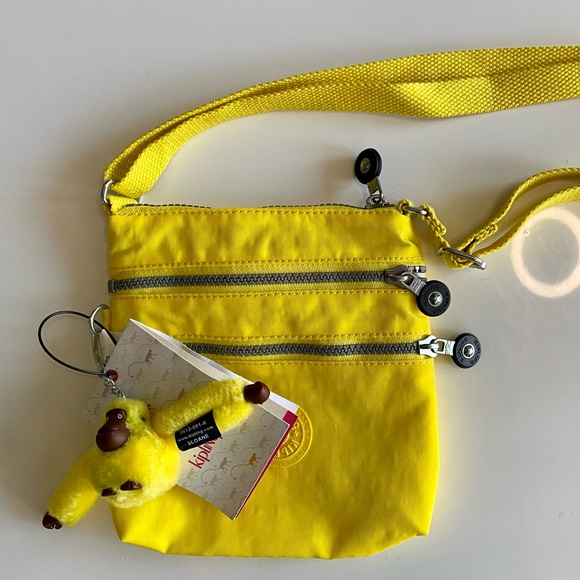 Kipling | Bags | Kipling Alvar Xs Neon Yellow | Poshmark